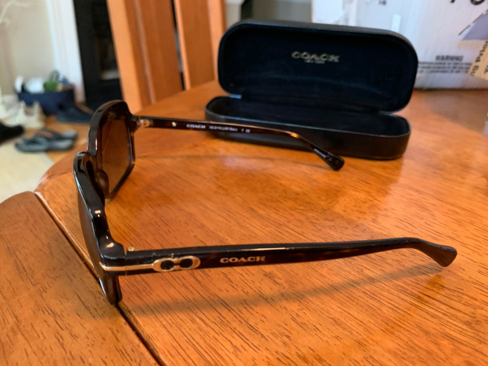 COACH HC 8116 AUTHENTIC Sunglasses Polished Dark Tortoise ~ Brown ...