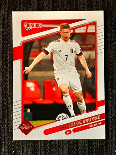 CARD PANINI DONRUSS QATAR 2022 BASE CARD KEVIN DE BRUYNE BELGIUM # 11 ...
