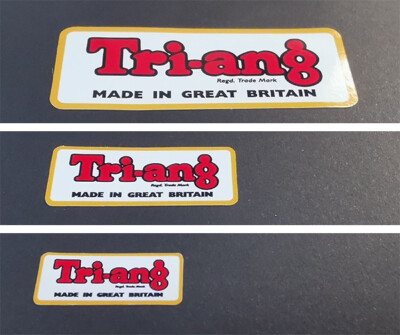 Triang Tri-ang Logo Made in Great Britain Sticker for toys 3 sizes | eBay