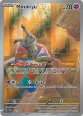 MIMIKYU 075 SCARLET VIOLET PROMO POKEMON (ILLUSTRATION RARE, NM) | eBay