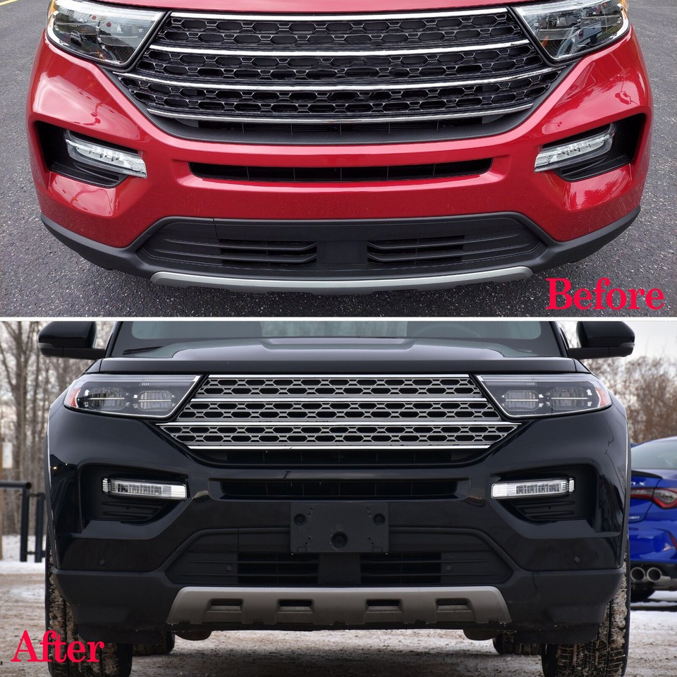 Front License Plate Bracket Tag Mounting Frame w/ HW For 2020-2024 Ford ...