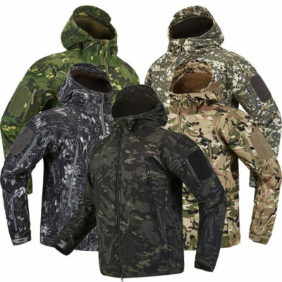 Lurker Shark Skin Softshell Mens Tactical Jacket Camouflage Waterproof ...