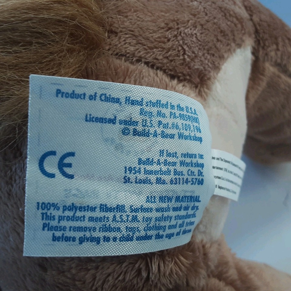CHIPMUNK Plush Build A Bear Workshop Where Best Friends Are Made ...
