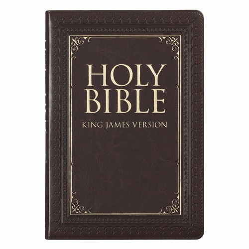 Large Print King James Version Holy Bible Tabs Tan Thumb Index Edition ...
