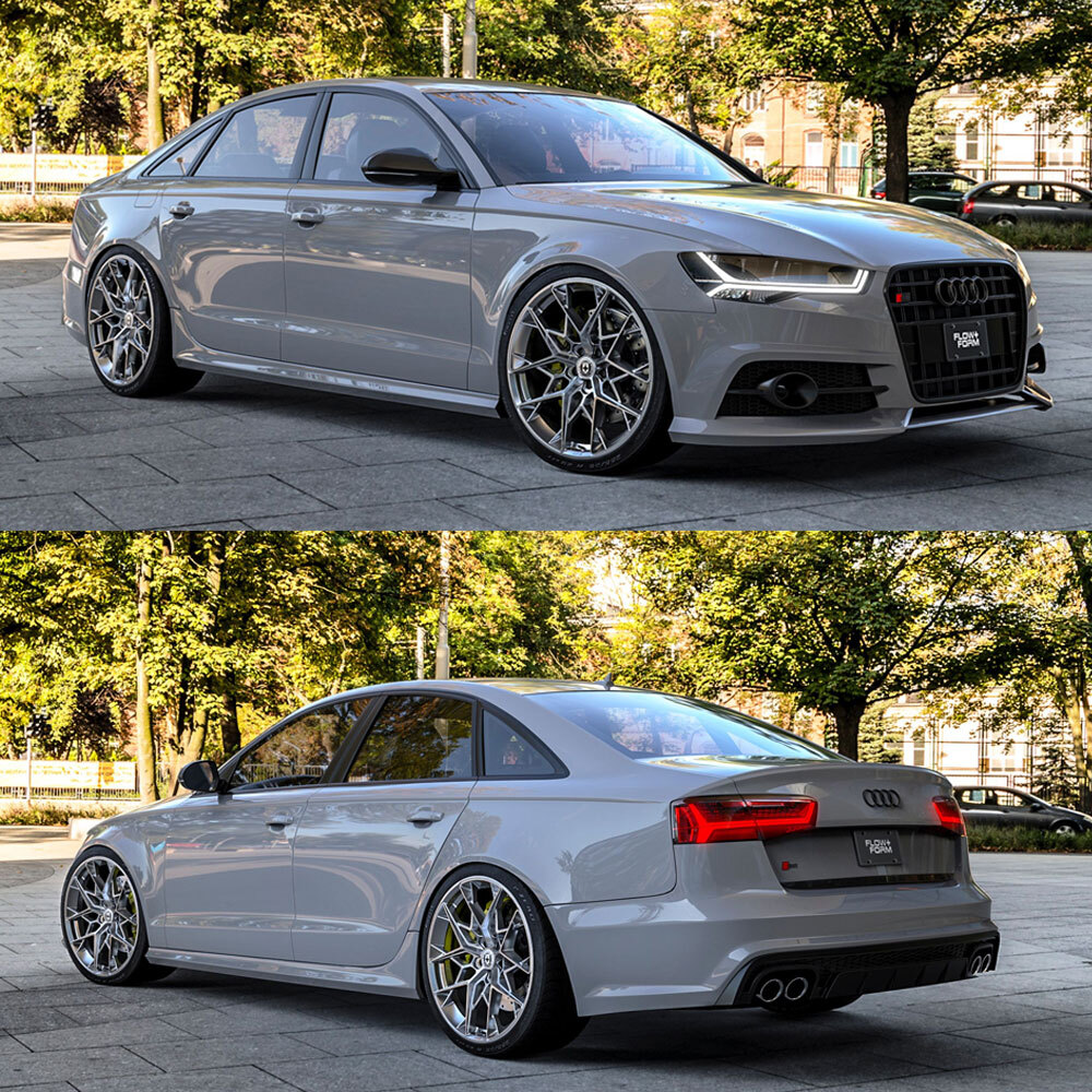 21" HRE FF10 Silver 21x9.5 Concave FlowForm Wheels Rims Fits Audi S6 | eBay