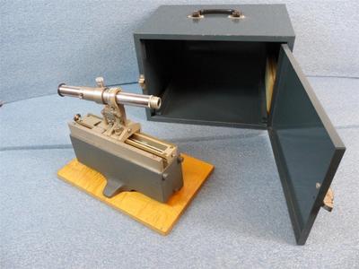 Central Scientific / Gaertner Micrometer Slide Microscope W/ Metal Case ...
