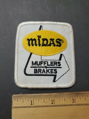 Vintage Midas Muffler Brakes Tools Delivery Salesman Patch | eBay