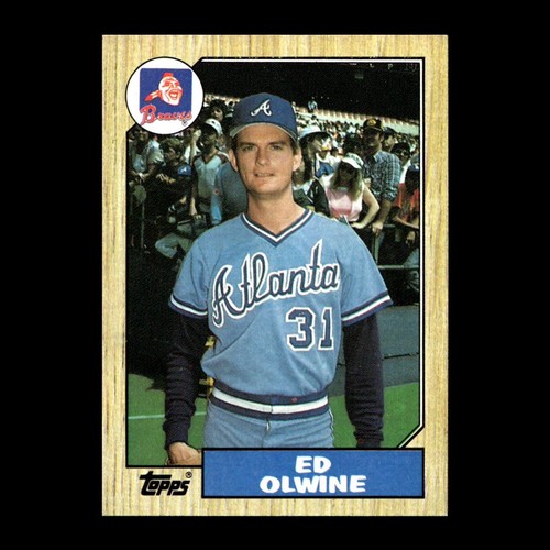 Ed Olwine 1987 Topps Rookie Atlanta Braves #159 Set Break R306 | eBay
