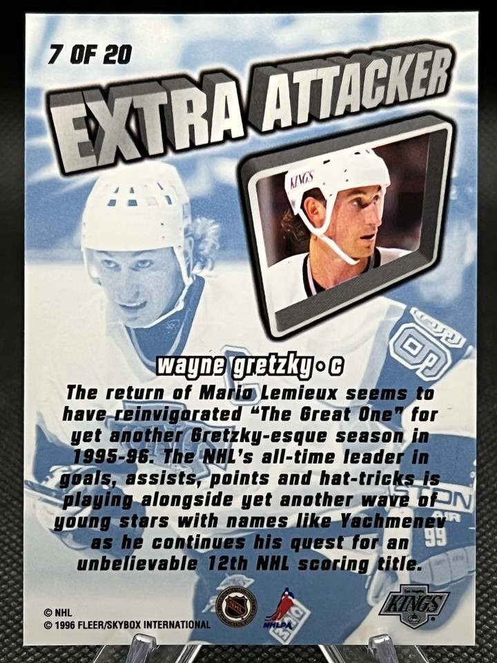 1995-96 Fleer Ultra Wayne Gretzky Extra Attacker (#7 of 20) | eBay