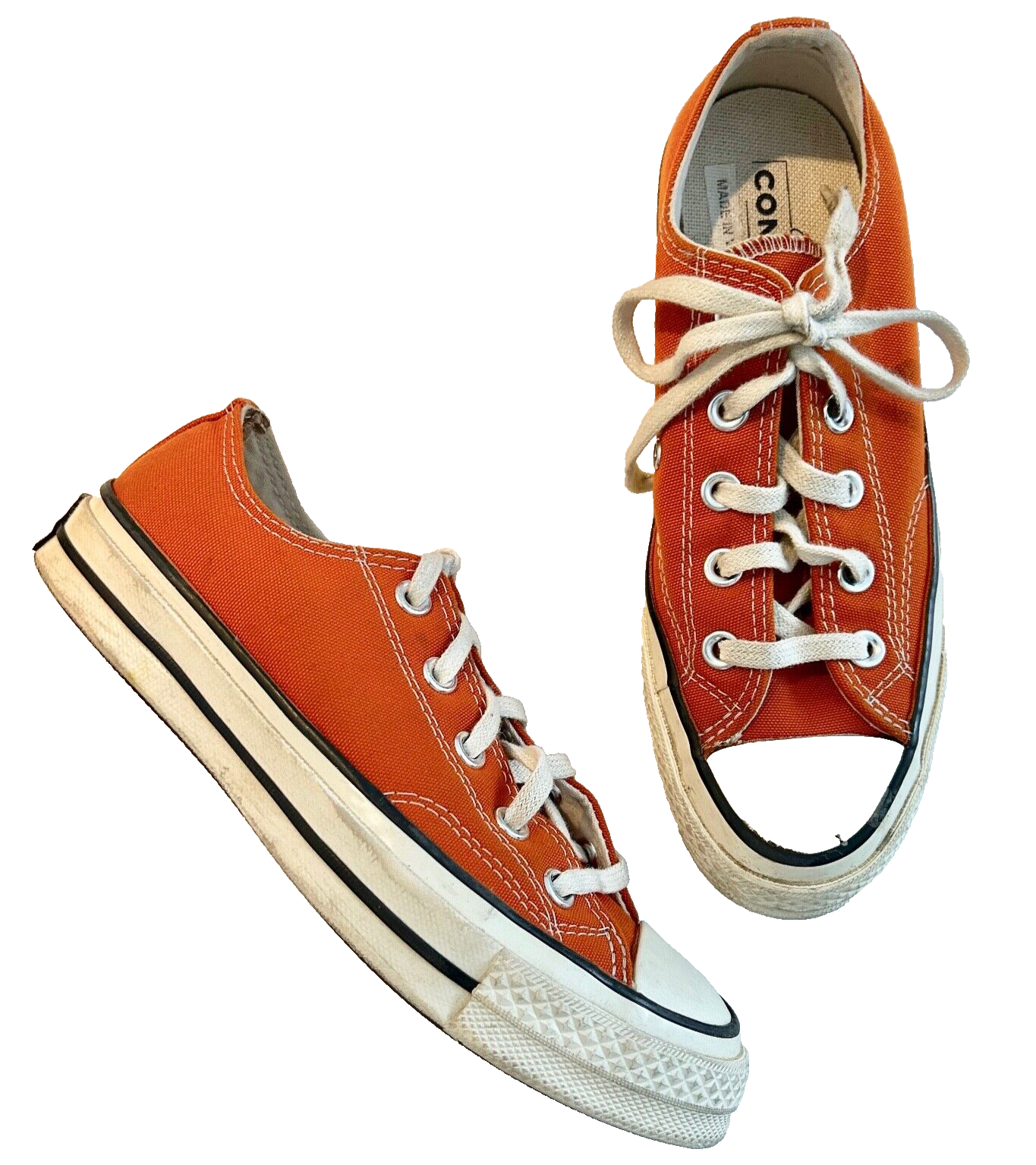Converse CTAS OX Low Top Mens 3.5 Fire Pit Orange Shoe Halloween Theme 171479C | eBay