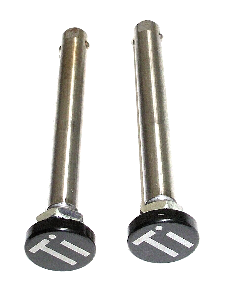 pair TiLite Brand KI Mobility 1/2" .5" QUICK-RELEASE AXLES Rear Wheel ...
