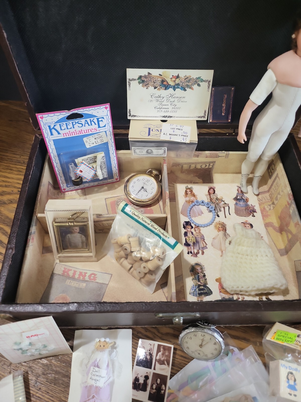 Artist Cathy Hansen 7 3/4" Bisque La Poupee Modele Bisque Fashion Doll ...