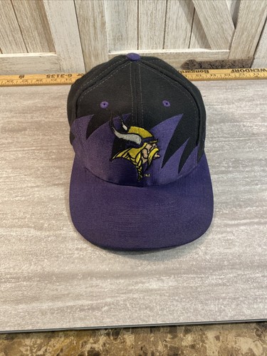 Minnesota Vikings Shark Tooth Vintage Snapback Logo Athletic 1998 Rare ...