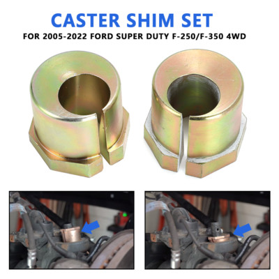 FOR FORD SUPER DUTY F-250/F-350 4WD Pair Caster Shim Set 2005-2022 2021 ...