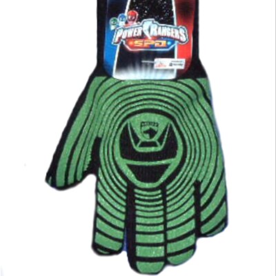 Power Rangers SPD Green Child Gloves Cold Weather New made 2004 | eBay