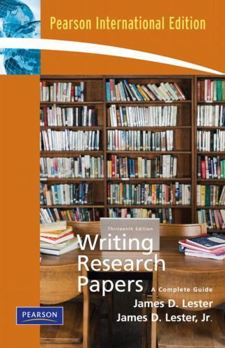 Writing Research Papers by James D. Lester and James D. Lester Jr ...