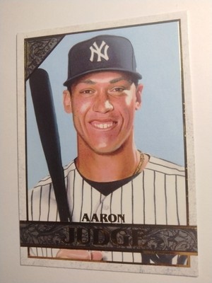 2020 Topps Gallery Aaron Judge #100 NEW YORK YANKEES MLB Baseball Card ...