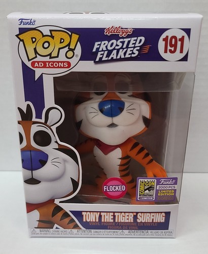 SDCC 2023 EXCLUSIVE STICKER FUNKO POP SURFING TONY THE TIGER (FLOCKED ...