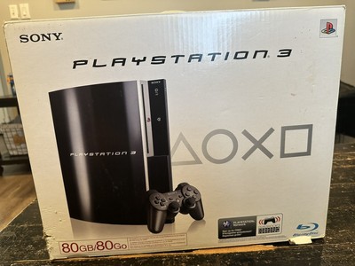 PS3 Sony PlayStation 3 80GB Console - Black 711719994152| eBay