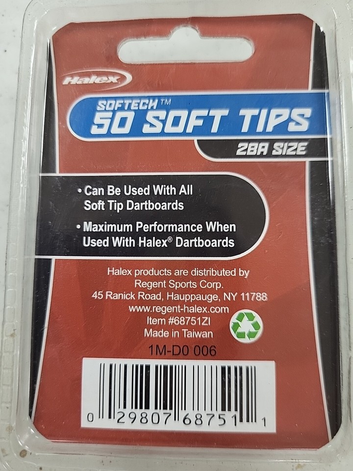 Halex Softech 50 Soft Dart Tips Size 2Ba (Black, Small) NEW Free Shipping | eBay