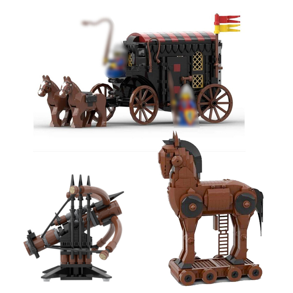 Medieval Horse And Cart