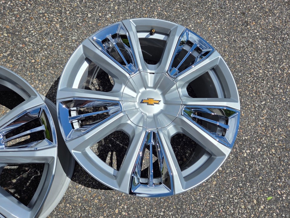 22" CHEVROLET TAHOE SILVERADO RST 1500 6X5.5 OEM FACTORY STOCK WHEELS ...