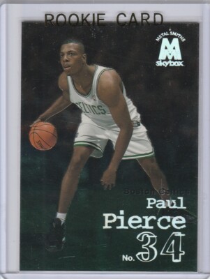 PAUL PIERCE ROOKIE CARD 1998/99 Skybox Metal Smith's Basketball RC ...