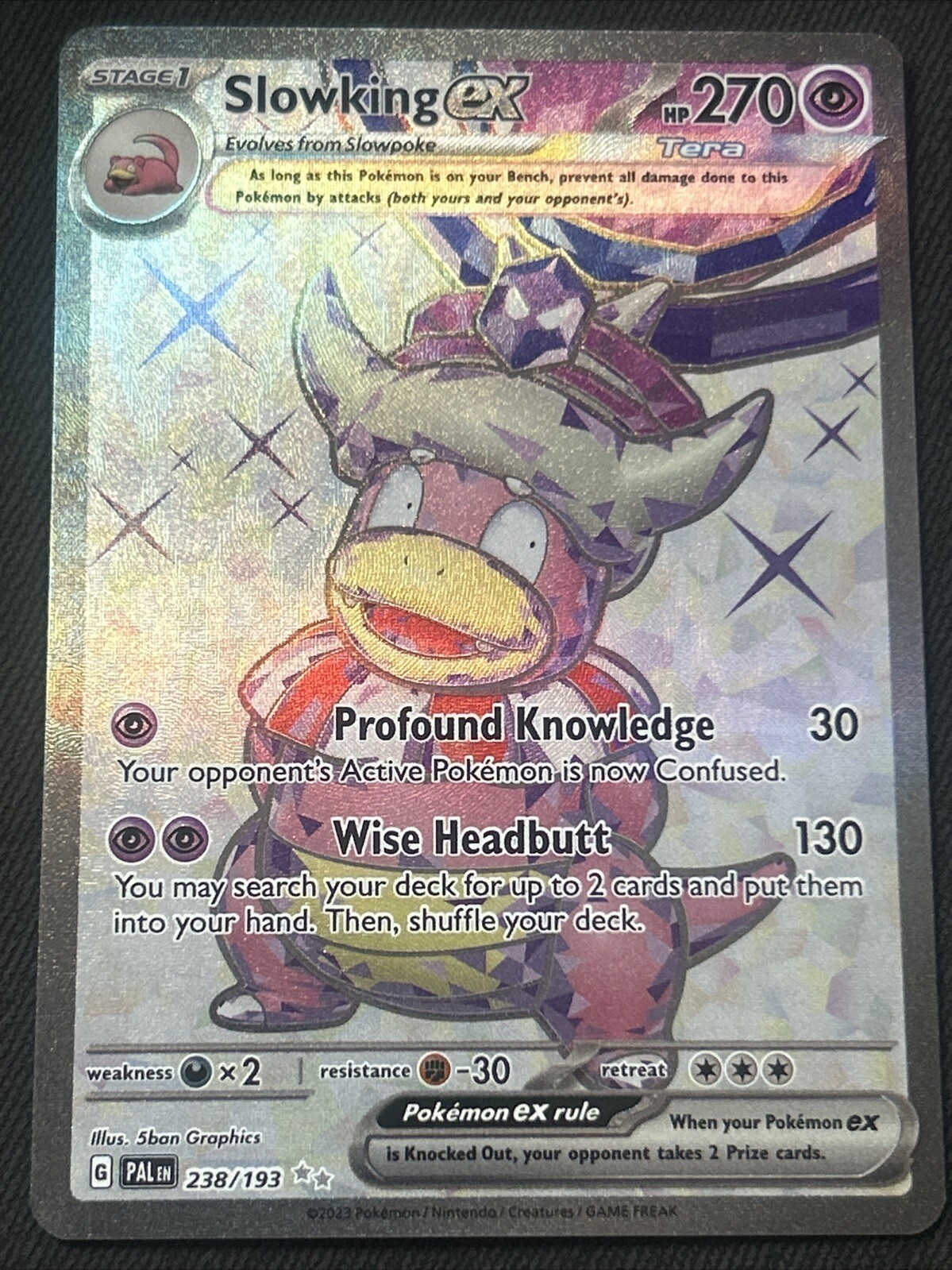 Slowking ex 238/193 Paldea Evolved Full Art Holo NM 2023 Pokémon TCG | eBay