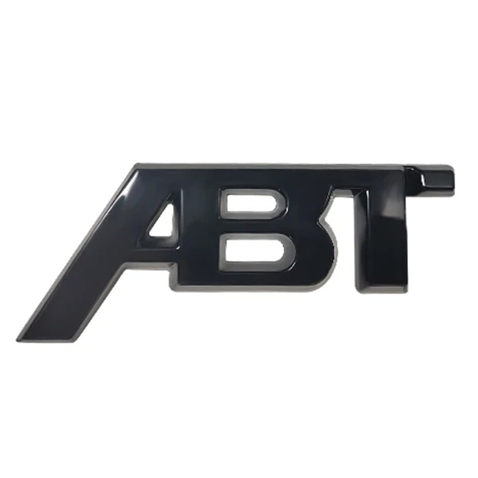 8,2 cm ABT Black Logo Rear Trunk Boot Badge Emblem Sticker RS3 RS4 RS5 ...