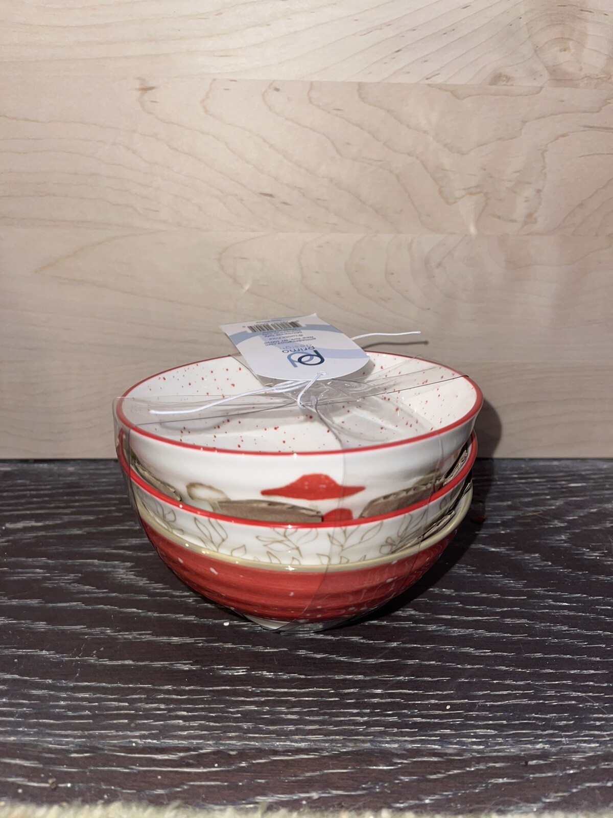 Prima Design Mushroom FslCeramic Bowls Set of 3 - 5" Diameter New | eBay