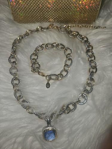 Brand New! 2 Toned Crown PD Chain Bracelet & Necklace Chain Gorgeous ...