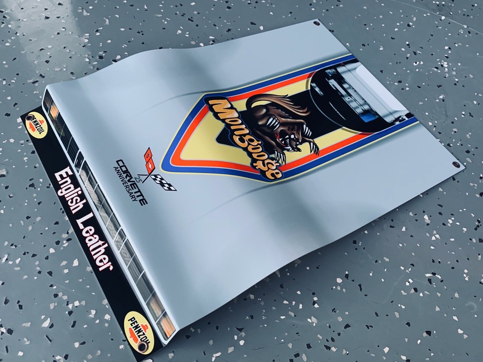 WOW! RACE Funny CAR DRAG RACING Hood Style Sign DRAGSTER Mongoose Tom ...