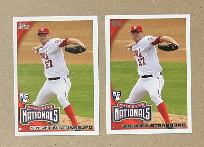 2 Stephen Strasburg 2010 Topps RC Rookie Cards #661 | eBay