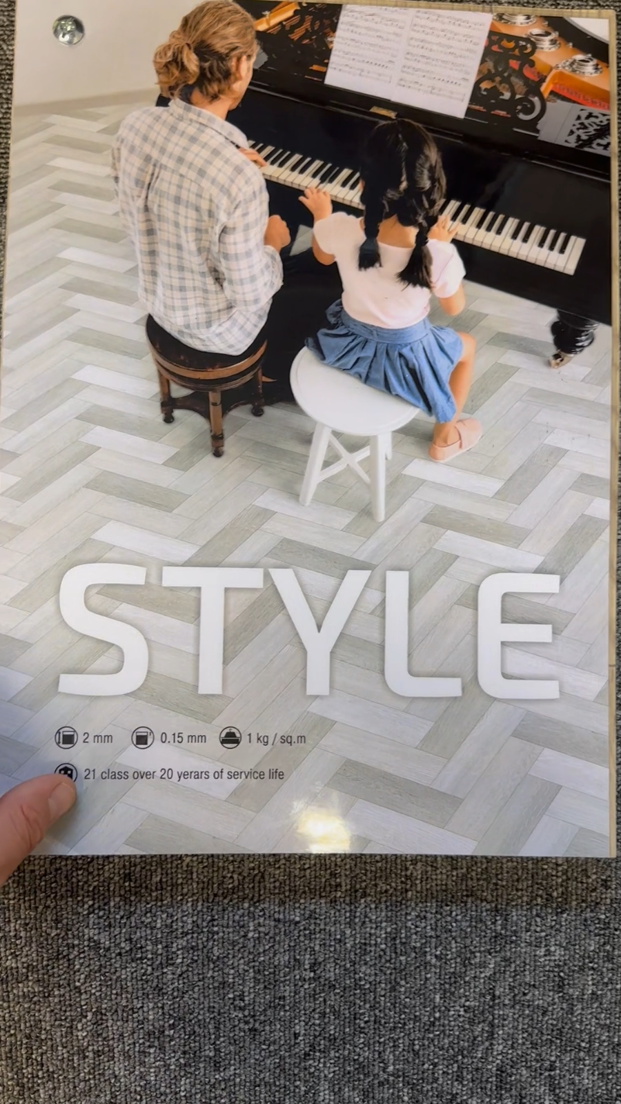 Grey Stone Tile Effect Vinyl Flooring Felt Back Lino Kitchen Bathroom ...