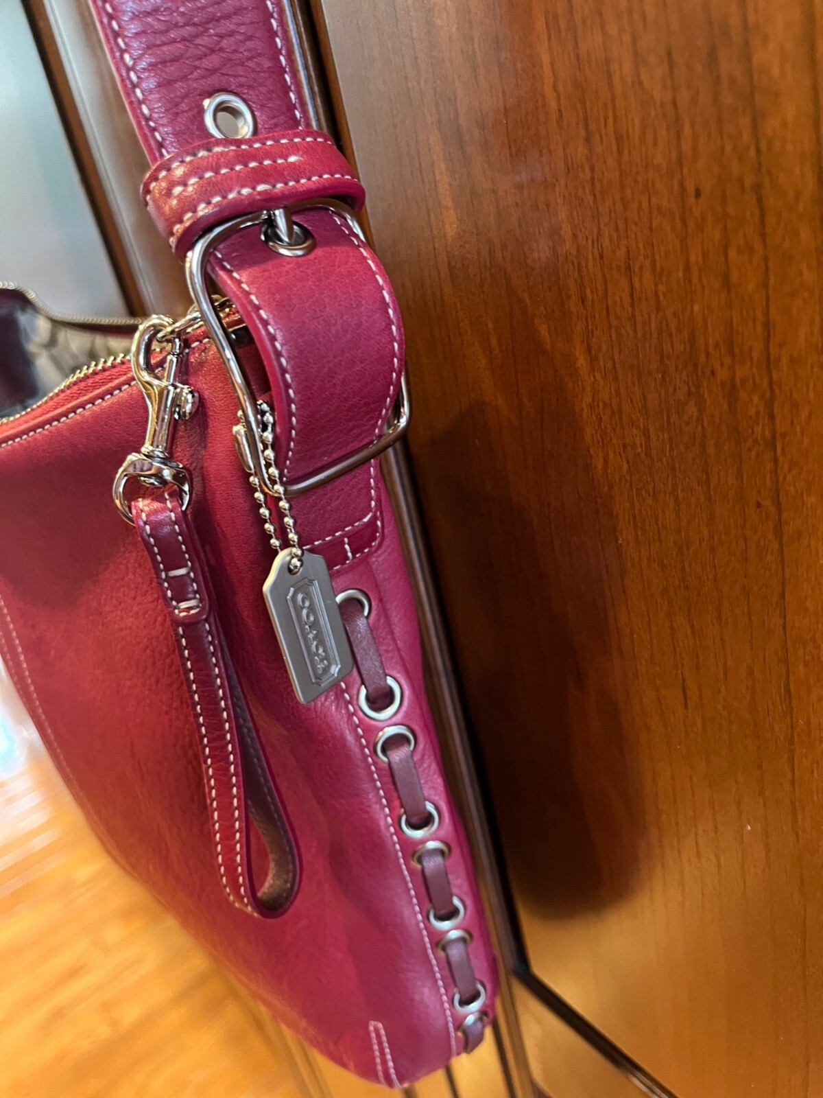 EUC COACH Leather Crossbody Legacy Slim Duffle 9326 … - Gem