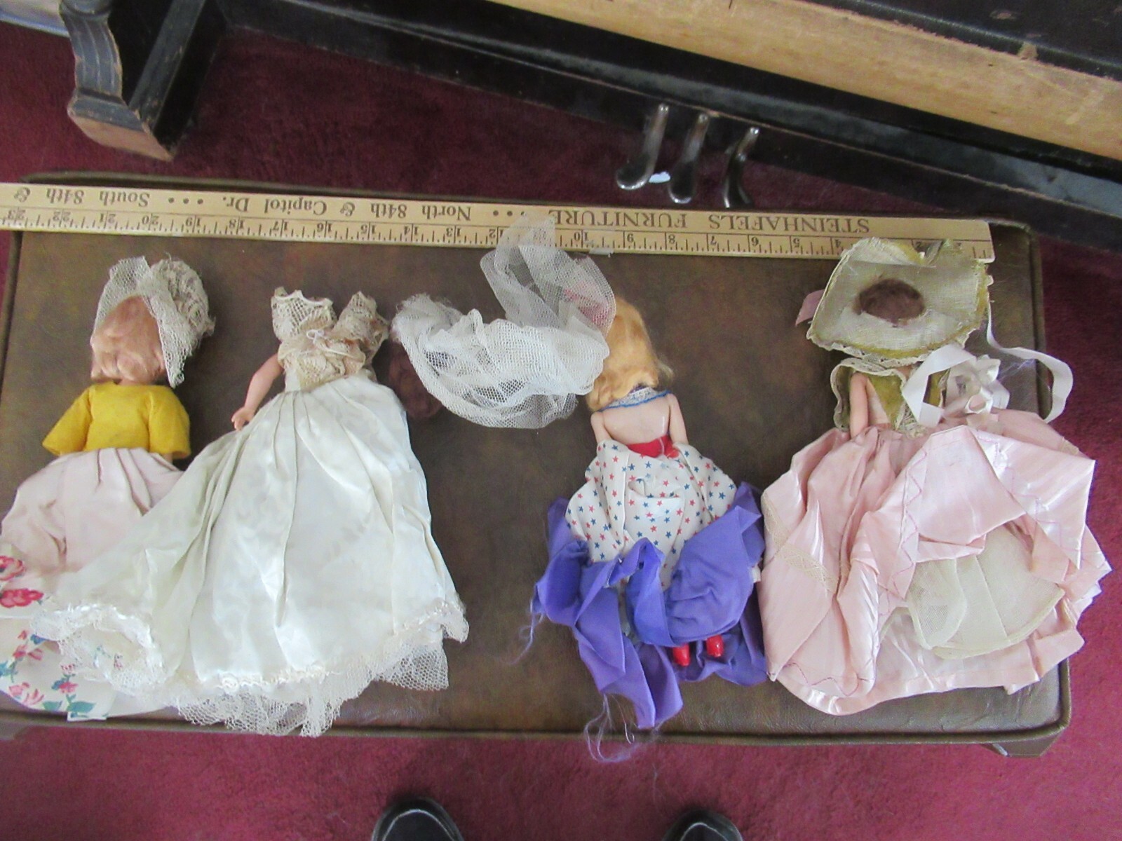 Vintage lot of 4 7 inch Dolls 1950s? | eBay