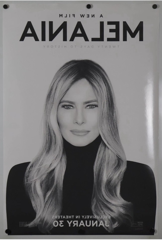 MELANIA: Twenty Days To History Original Double Sided 27x40 Movie ...