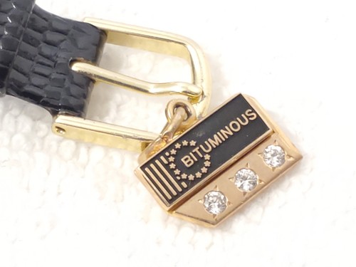 Vintage Citizen CQ Women Tank Quartz Watch 10K Gold 3 Diamonds Charm ...