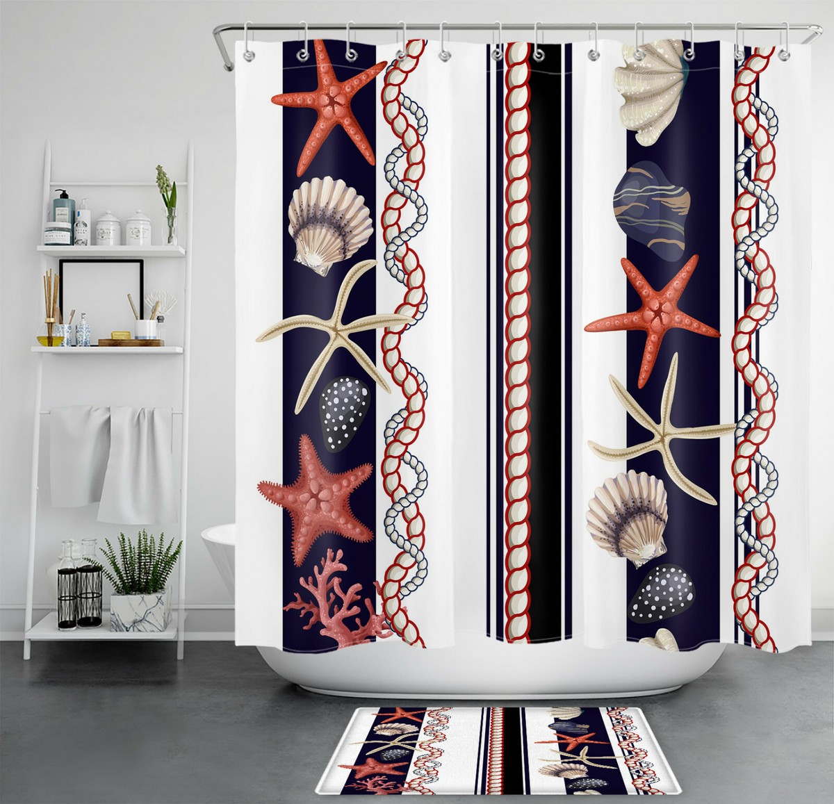 Black And White Striped Starfish