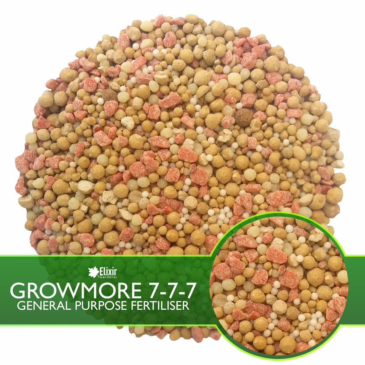 20kg Bag Growmore 7-7-7 Blended All-Round General Purpose Fertiliser ...