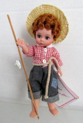 Madame Alexander 8" HUCKLEBERRY FINN #490 w/ Fishing Pole & FISH ...