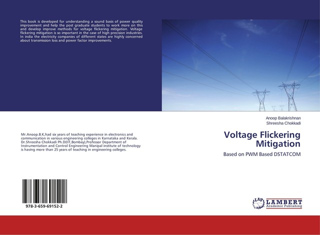 Voltage Flickering Mitigation von Anoop Balakrishnan (2015, Taschenbuch ...