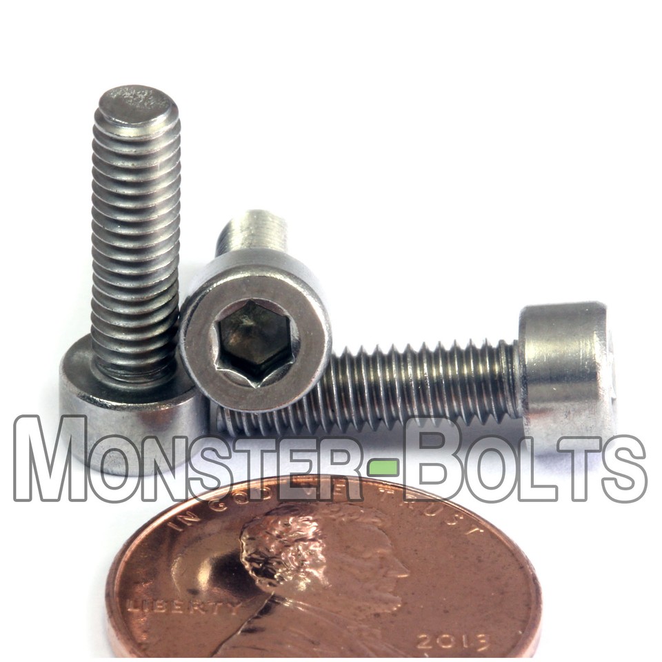 M4 Stainless Steel Socket Head Cap Screws, A2 / 18-8 Metric DIN 912, 0. ...