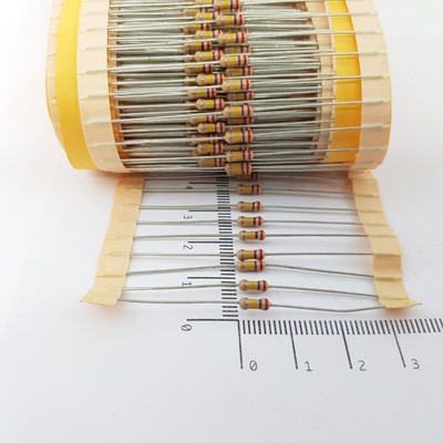 LOT OF 100 X 1/4W 270K 5% VINTAGE RESISTOR NOS. RC610BU750F090224 | eBay