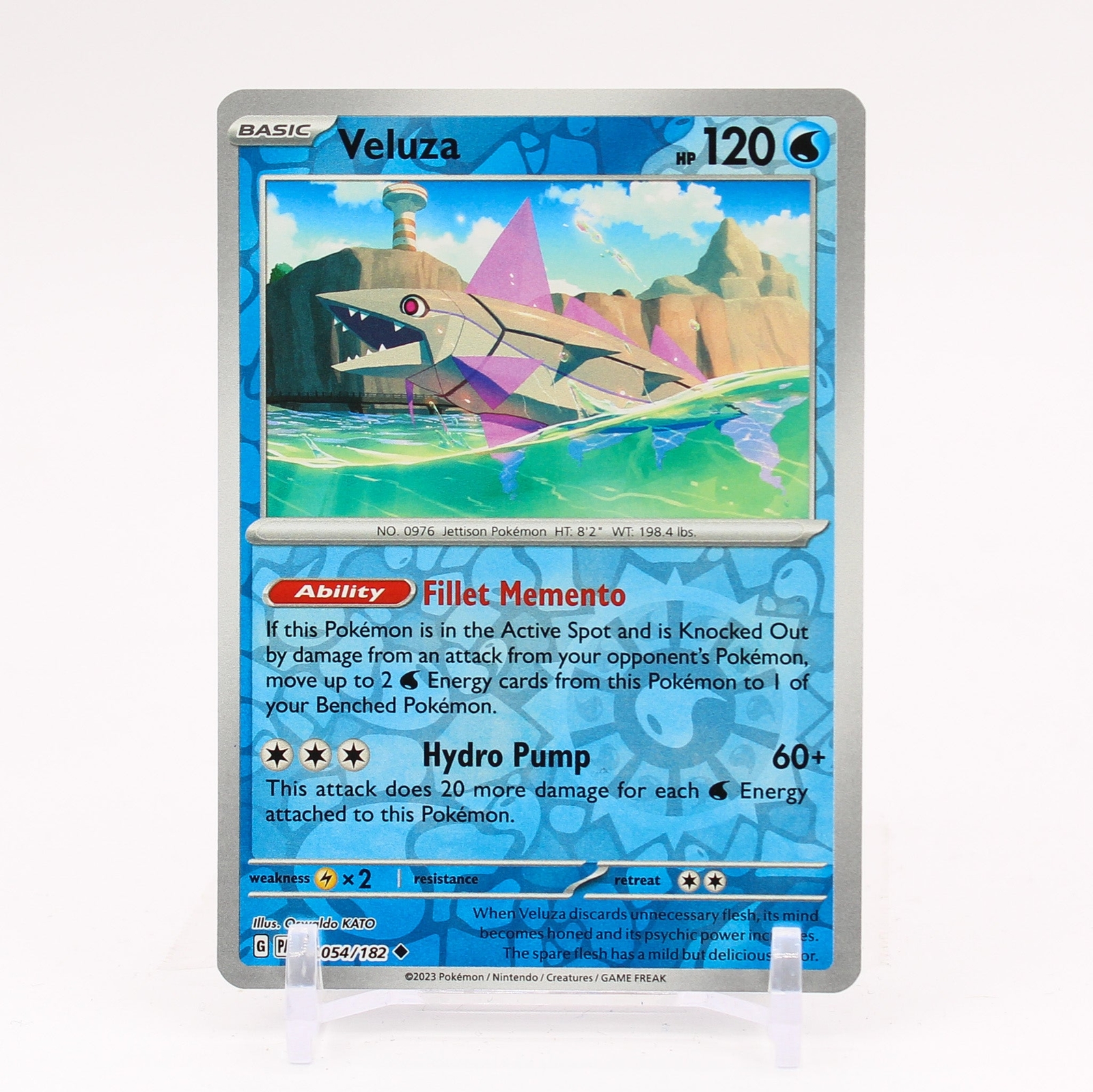 Veluza - 054/182 Paradox Rift Reverse Holo Pokemon - NM/MINT | eBay