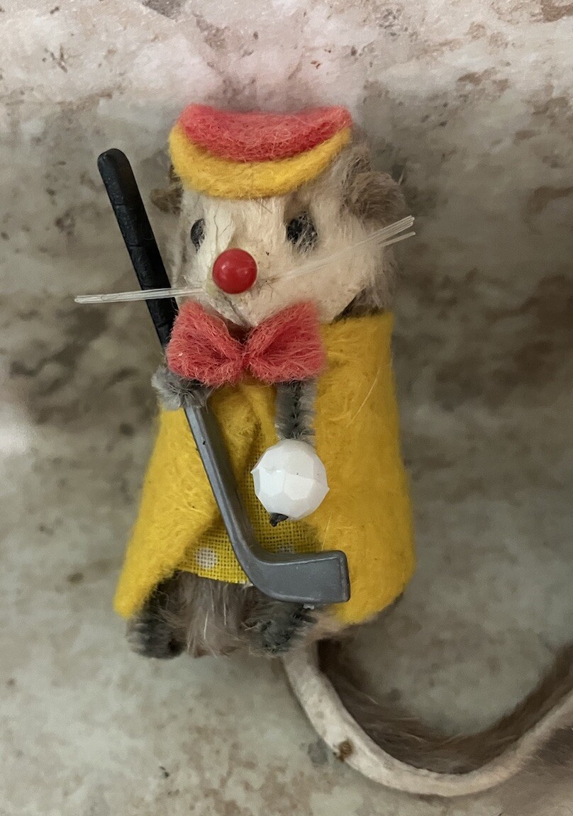 3. Original Fur Toys West Germany Whimsical Mouse "Maid, Sailor, Golfer ...