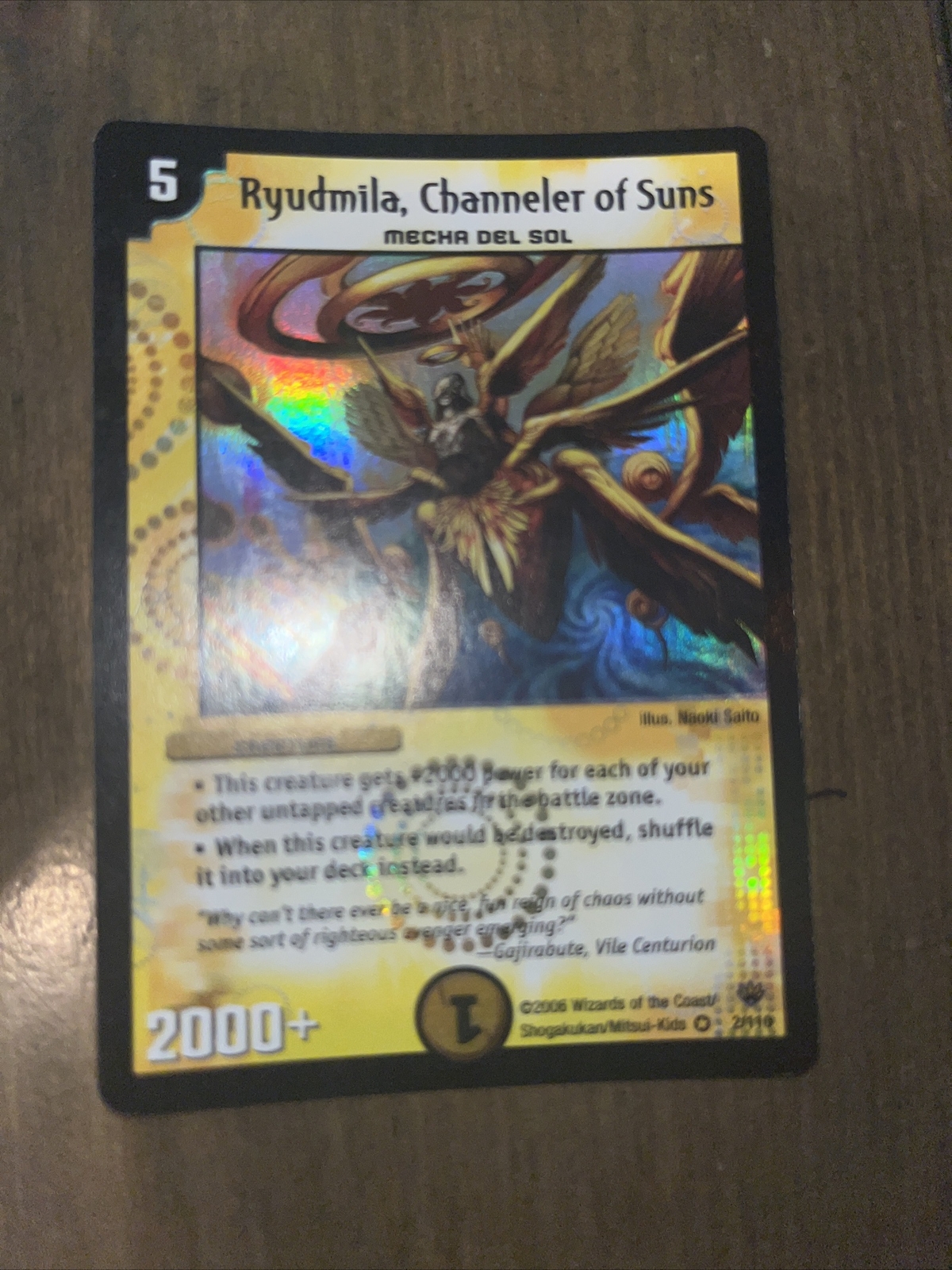 DM10 Ryudmila, Channeler of Suns 2/110 Fuel Masters TCG Ccg Card Dm10 ...