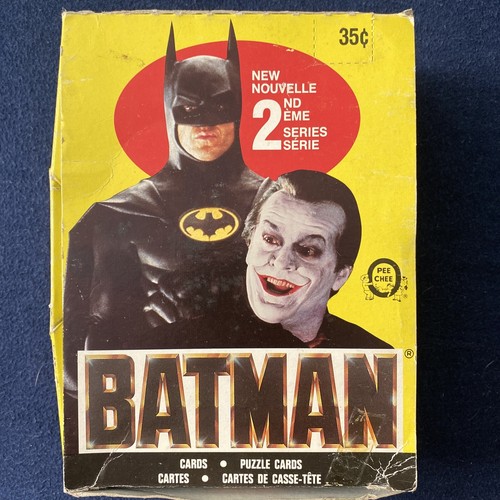 1989 Topps Batman Cards, 48ct Sealed Wax PACKs (2nd Series), 9 Cards ...