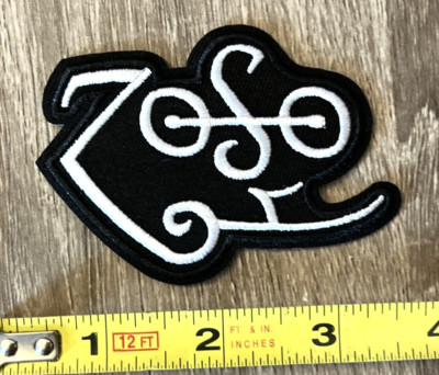Led Zeppelin ZOSO Patch Iron On Sew On Rock N Roll Metal Music ...