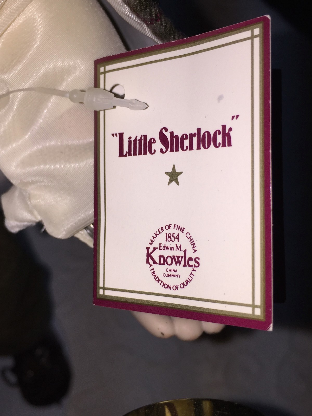 Little Sherlock by Kathy Barry-Hippensteel 1989 Edwin Knowles Doll | eBay